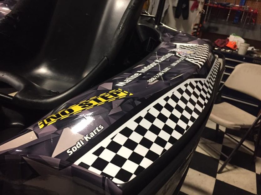 Maine Indoor Karting Go-Kart Wrap - Nitro Designs