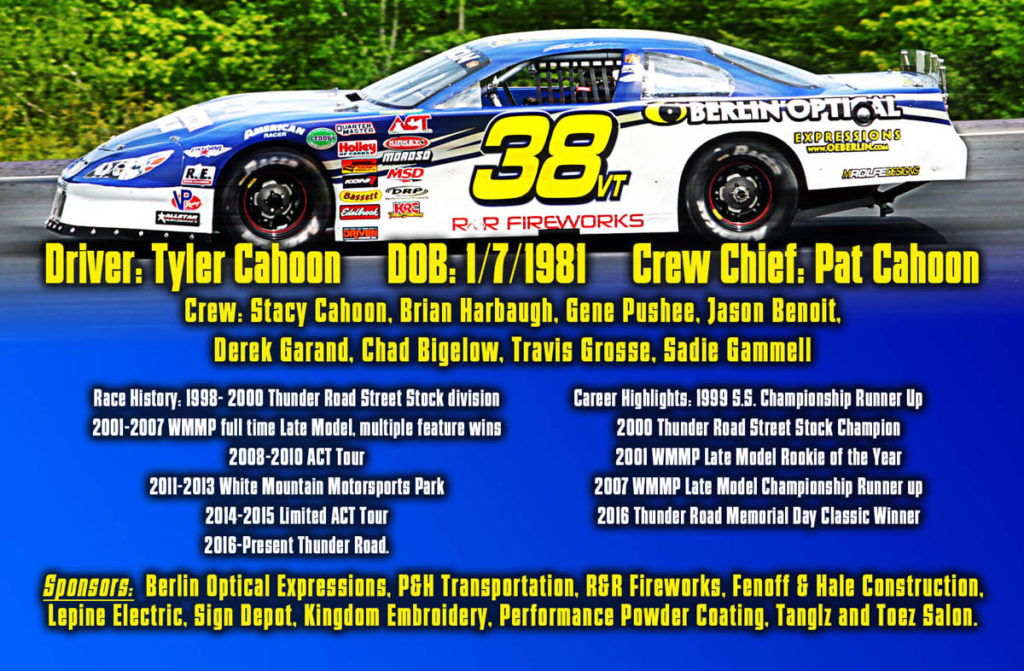 Tyler Cahoon Autograph Cards - Nitro Designs