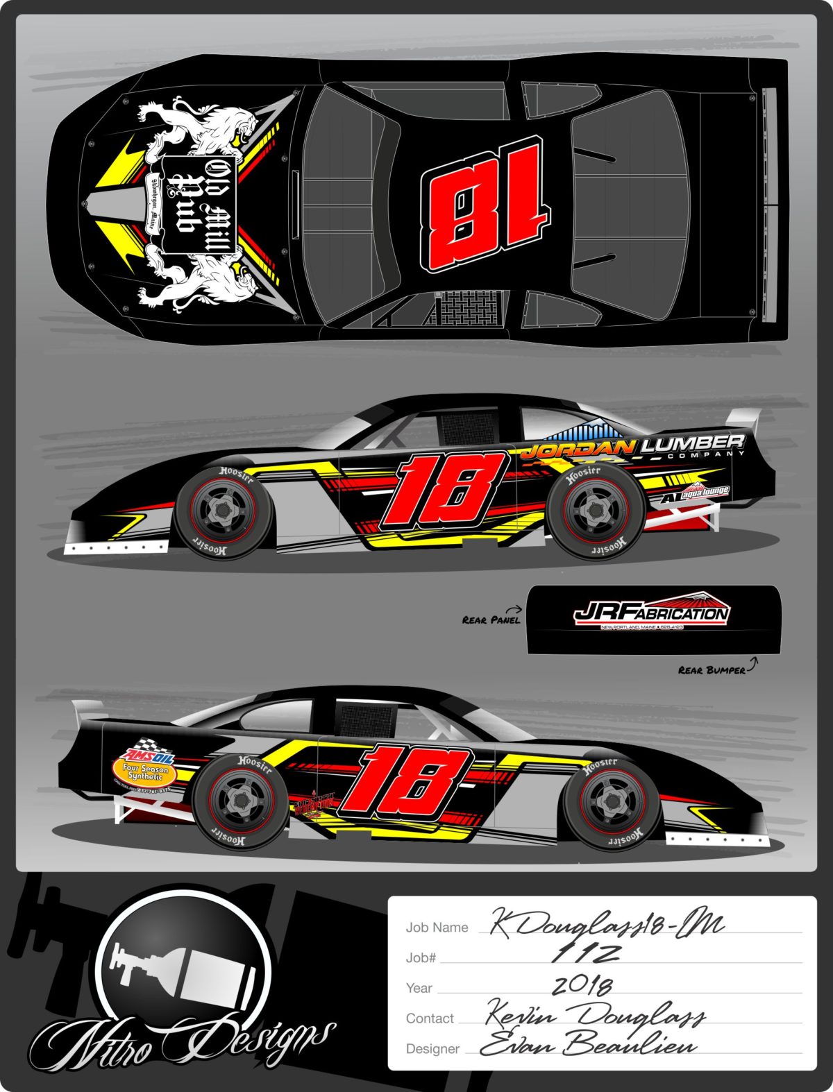 Kevin Douglass Super Late Model Design - Nitro Designs