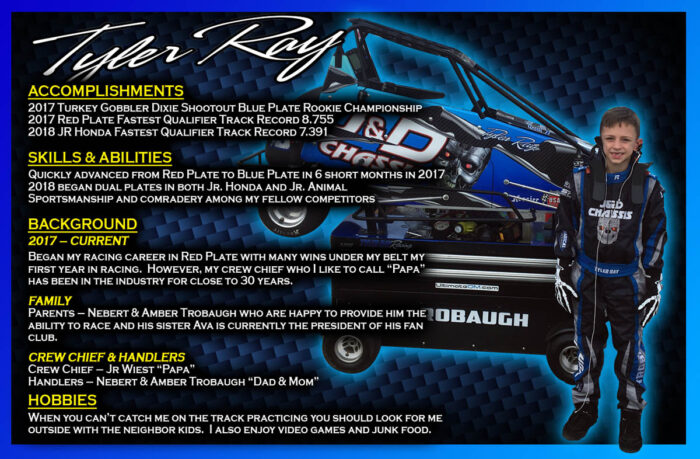 Tyler Ray Autograph Cards - Nitro Designs