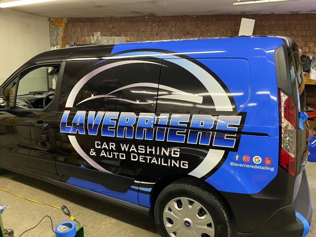 Laverriere Auto Detailing Van Design - Nitro Designs