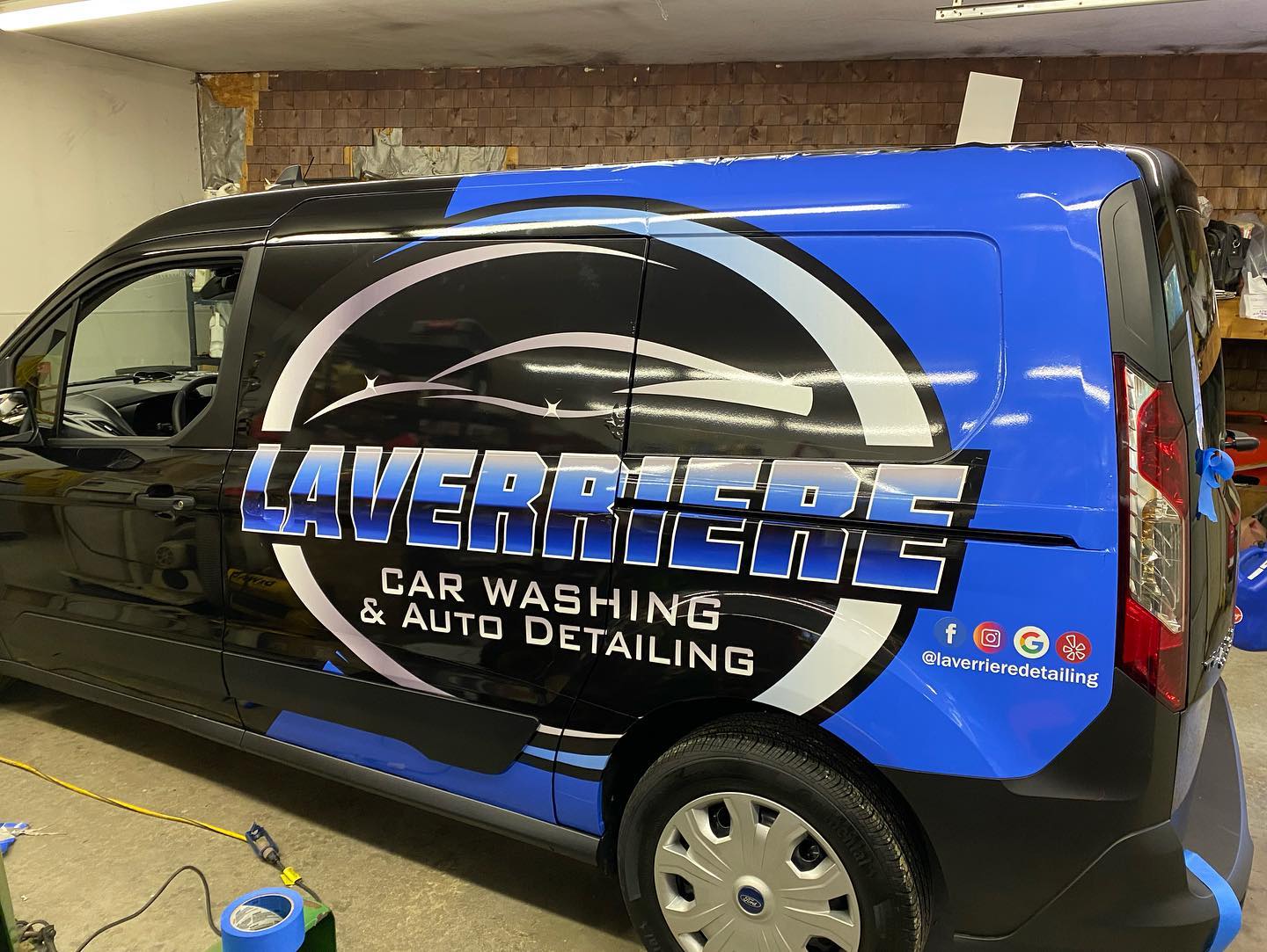 Laverriere Auto Detailing Van Design - Nitro Designs