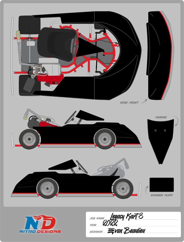 Legacy Kart 3 - Kart Wrap - Nitro Designs