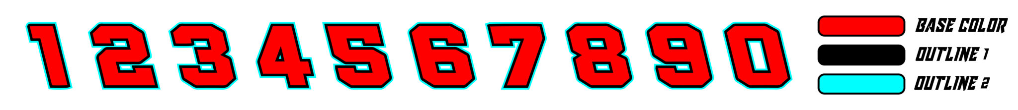 Number Sets Nitro Designs