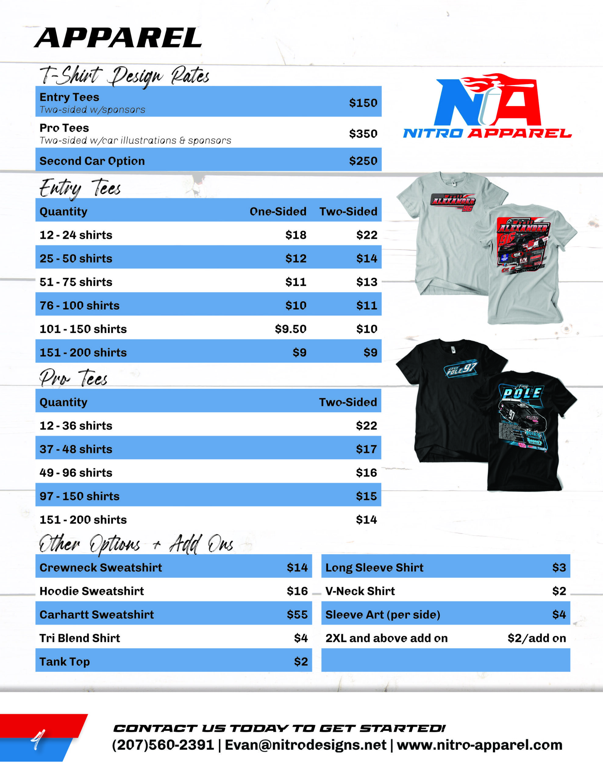Entry Shirts - Nitro Designs